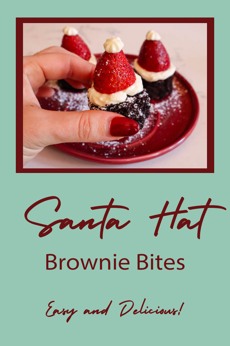 Santa's Coming! Make These Cute Santa Hat Brownie Bites - Holiday Magic Hub